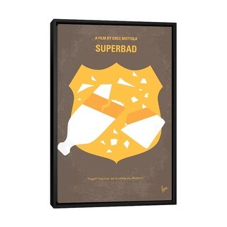 iCanvas "Superbad Minimal Movie Poster" by Chungkong Framed Canvas Print - Bed Bath & Beyond ...